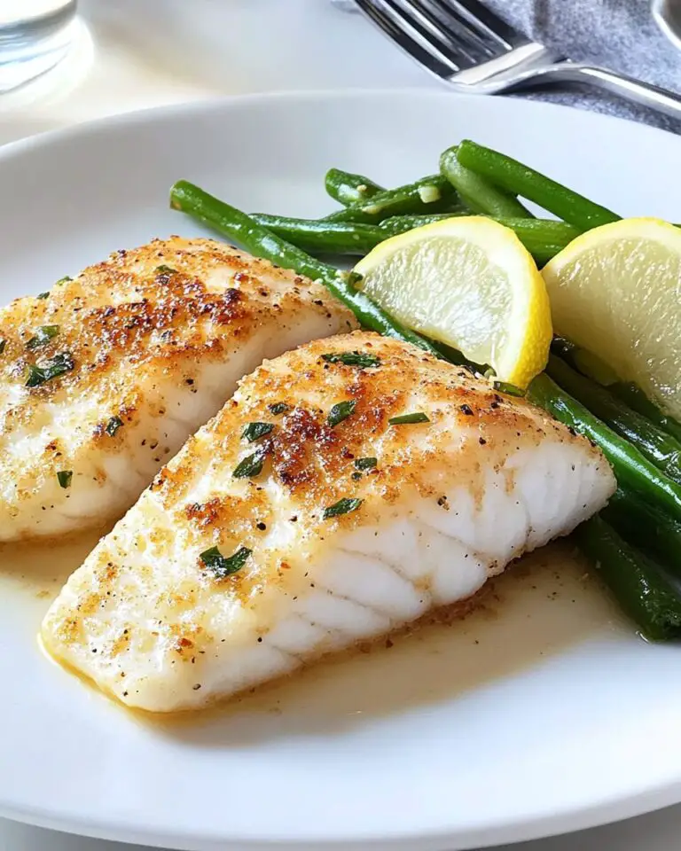 Broiled Haddock with Lemon Butter