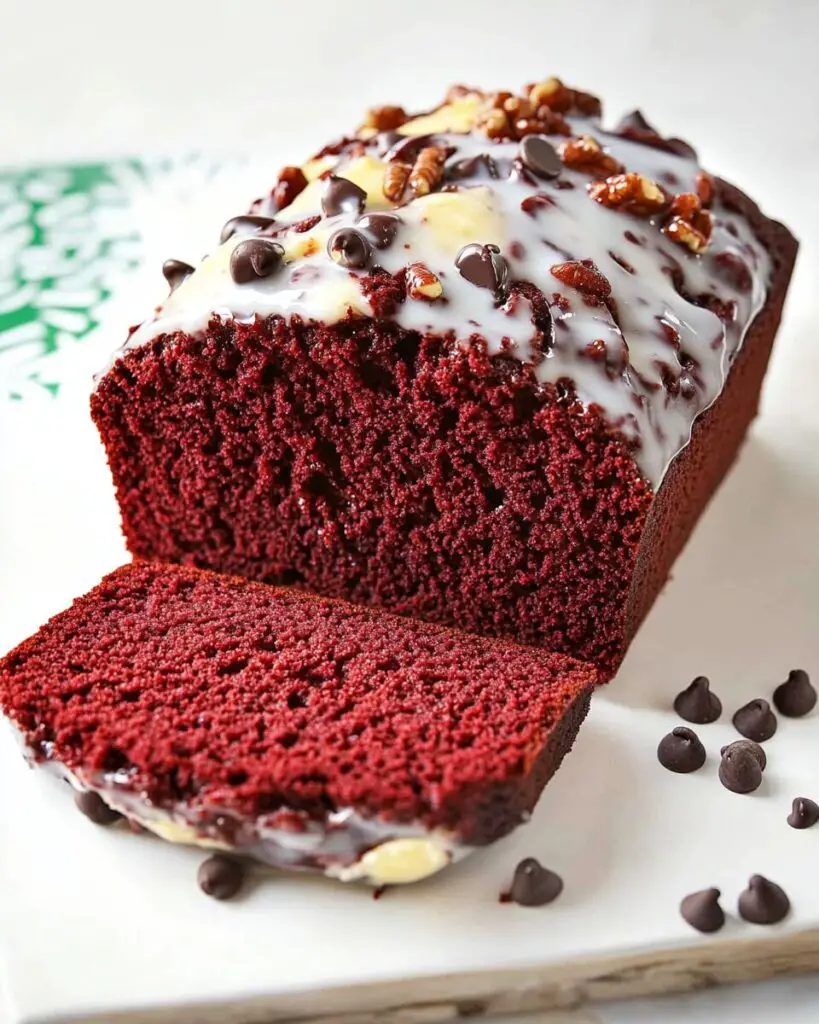 Red Velvet Banana Bread