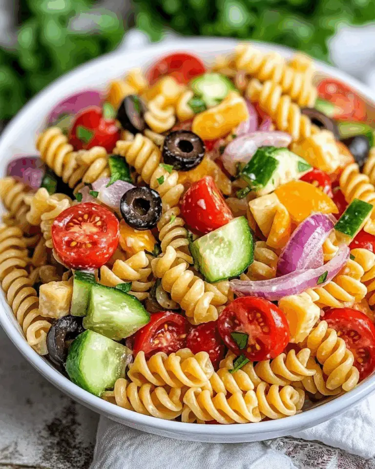 Tri-Color Rotini Pasta Salad