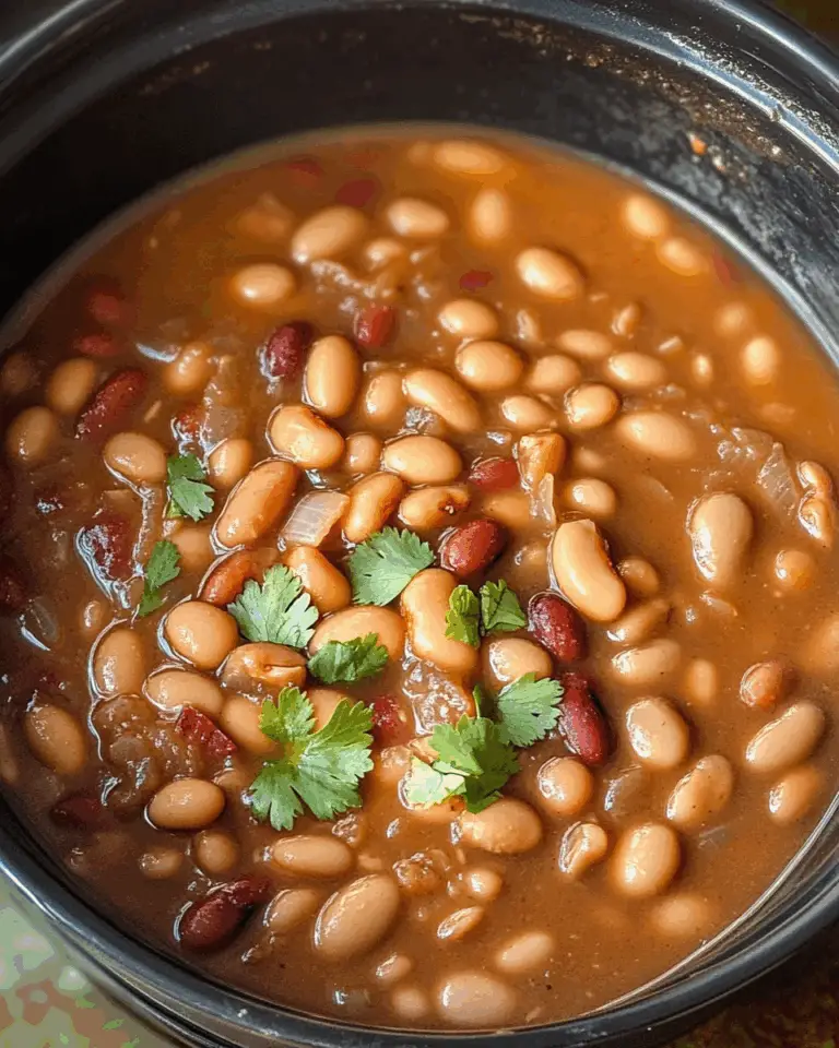Slow Cooker Pinto Beans