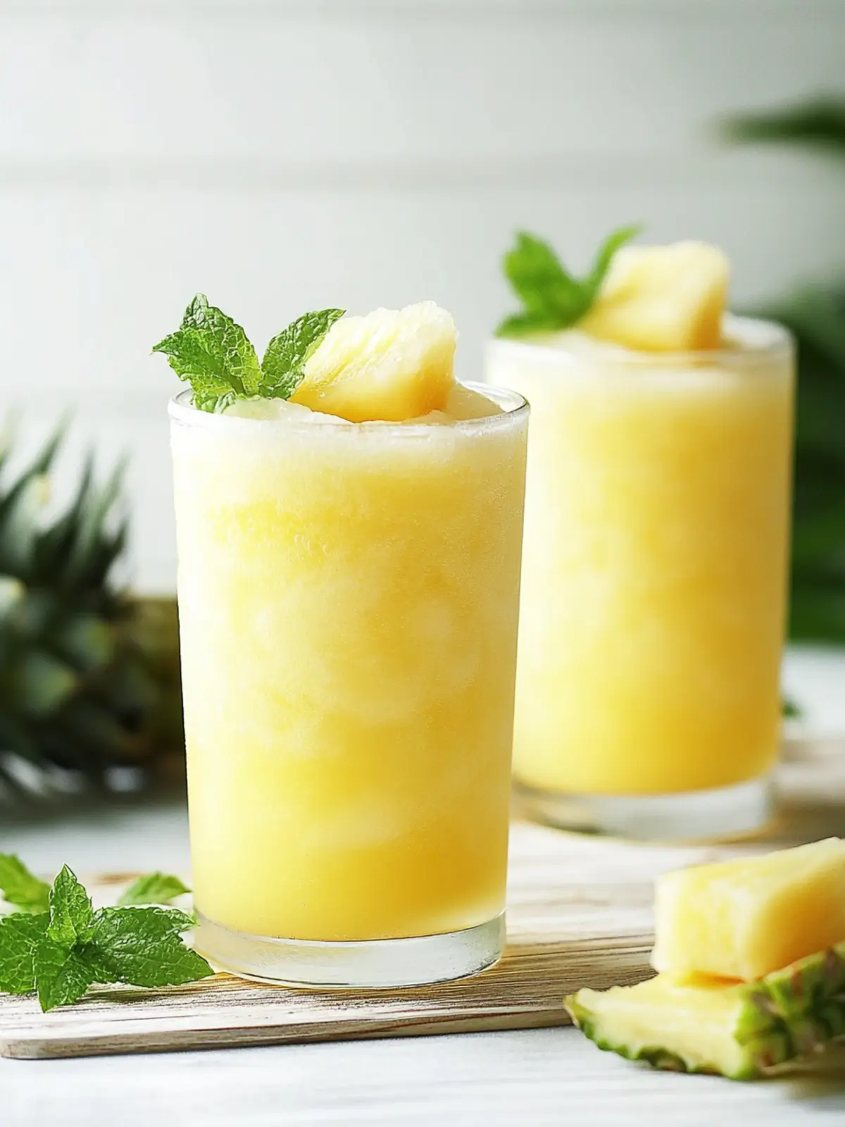 Pineapple Rum Slush: Your Ultimate 3-Ingredient Summer Refreshment
