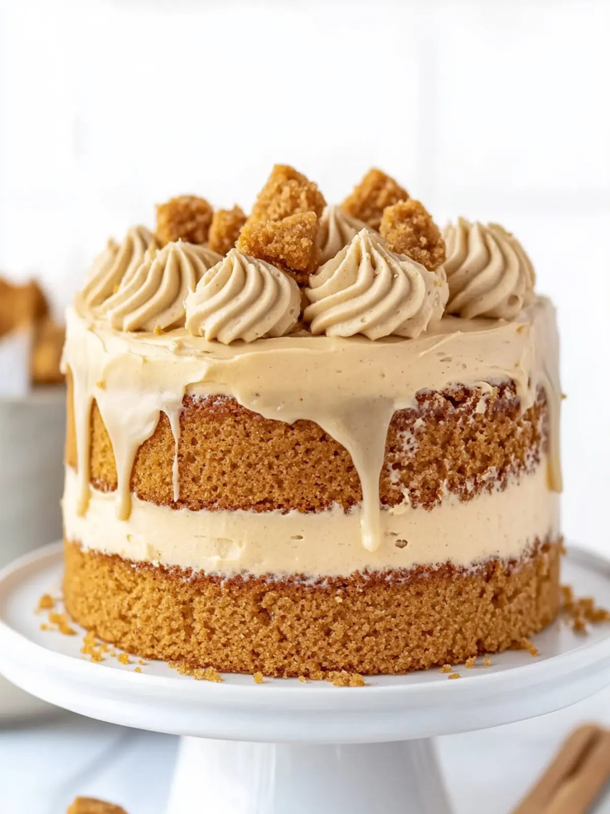 Irresistible Biscoff Cake: A Sweet Home-Baking Delight