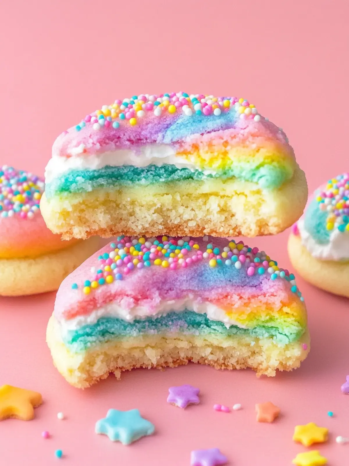 Irresistible Rainbow Butter Cookies for a Delicious Treat