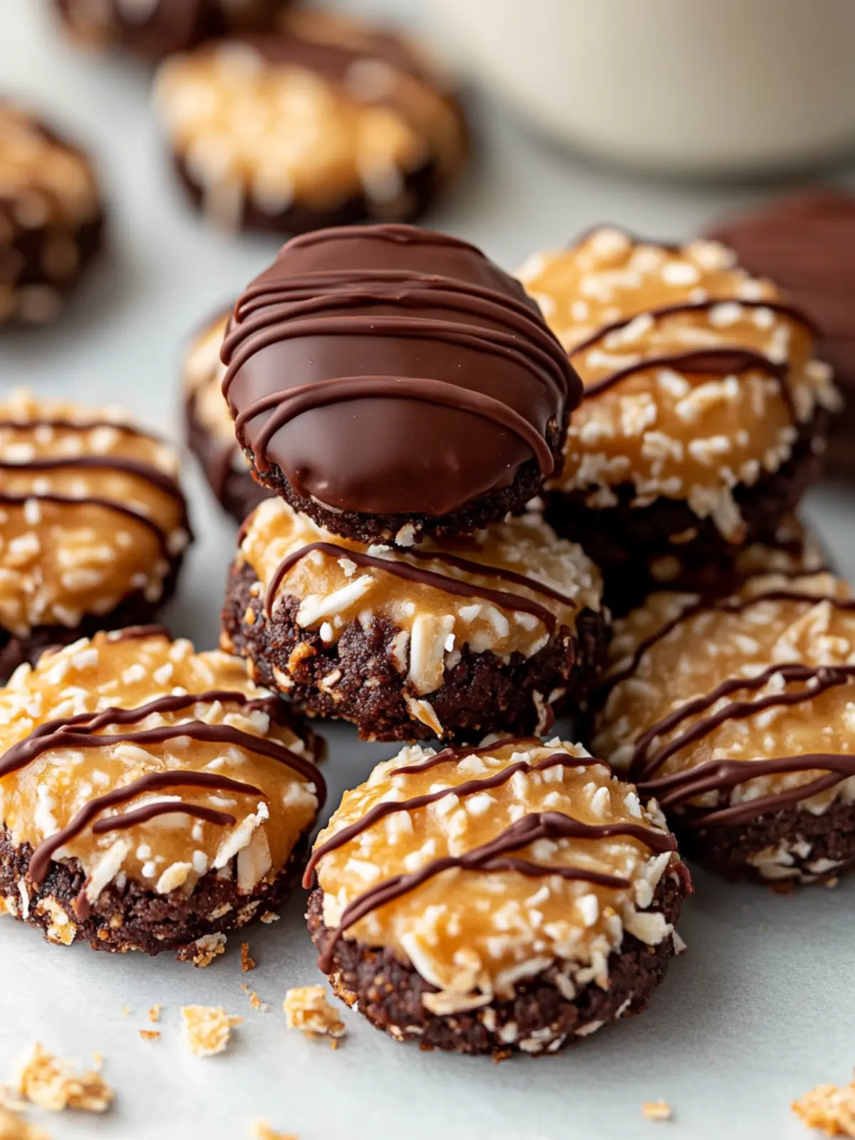 Ultimate No-Bake Samoa Cookies – Delicious & Indulgent Treats